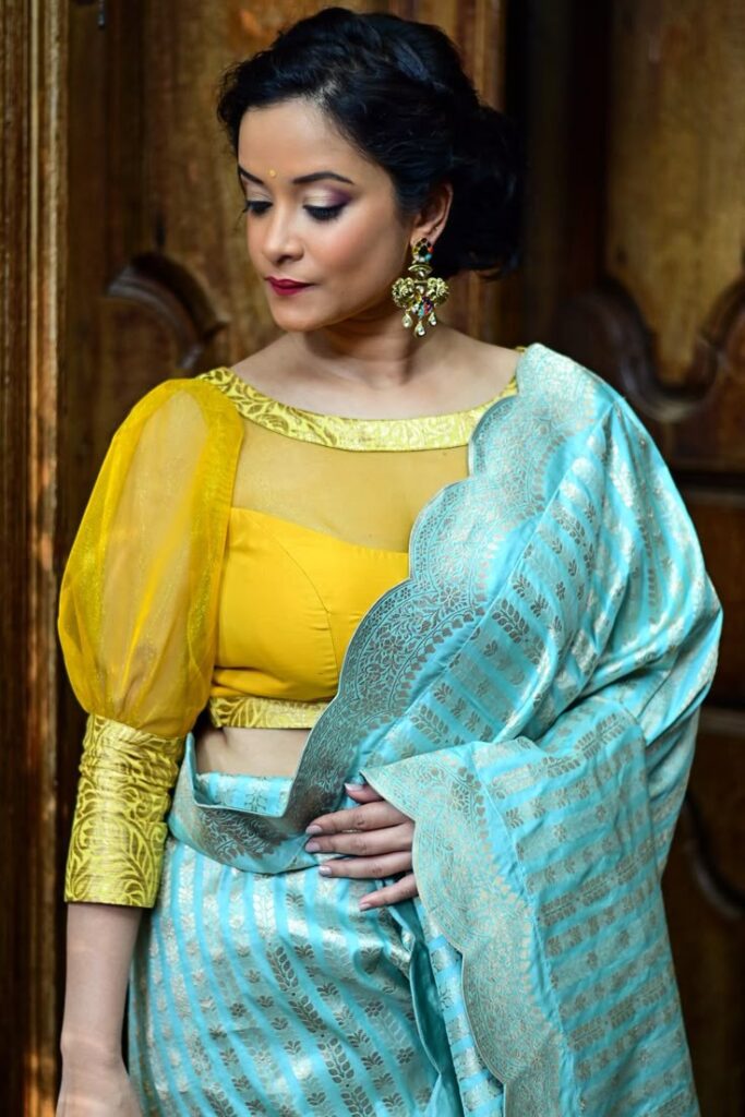 Latest Trending Net Blouse Design Back And Front