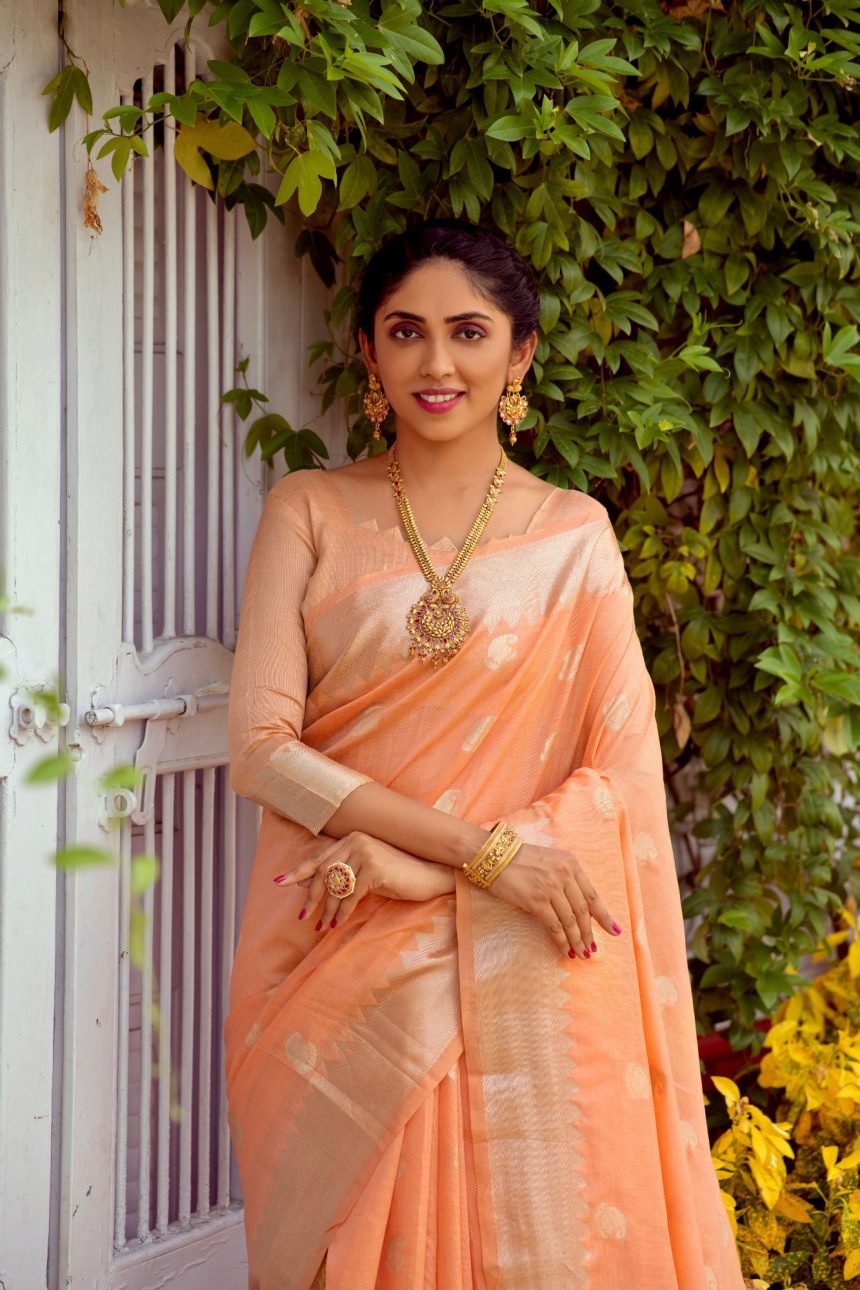 15+Orange Colour Blouse Design Ideas for Your Special Occasions