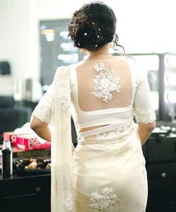 25 Stunning White Blouse Designs for Every Occasion