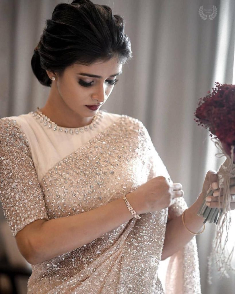 Simple Moti Work Blouse Designs for Saree and Lehenga