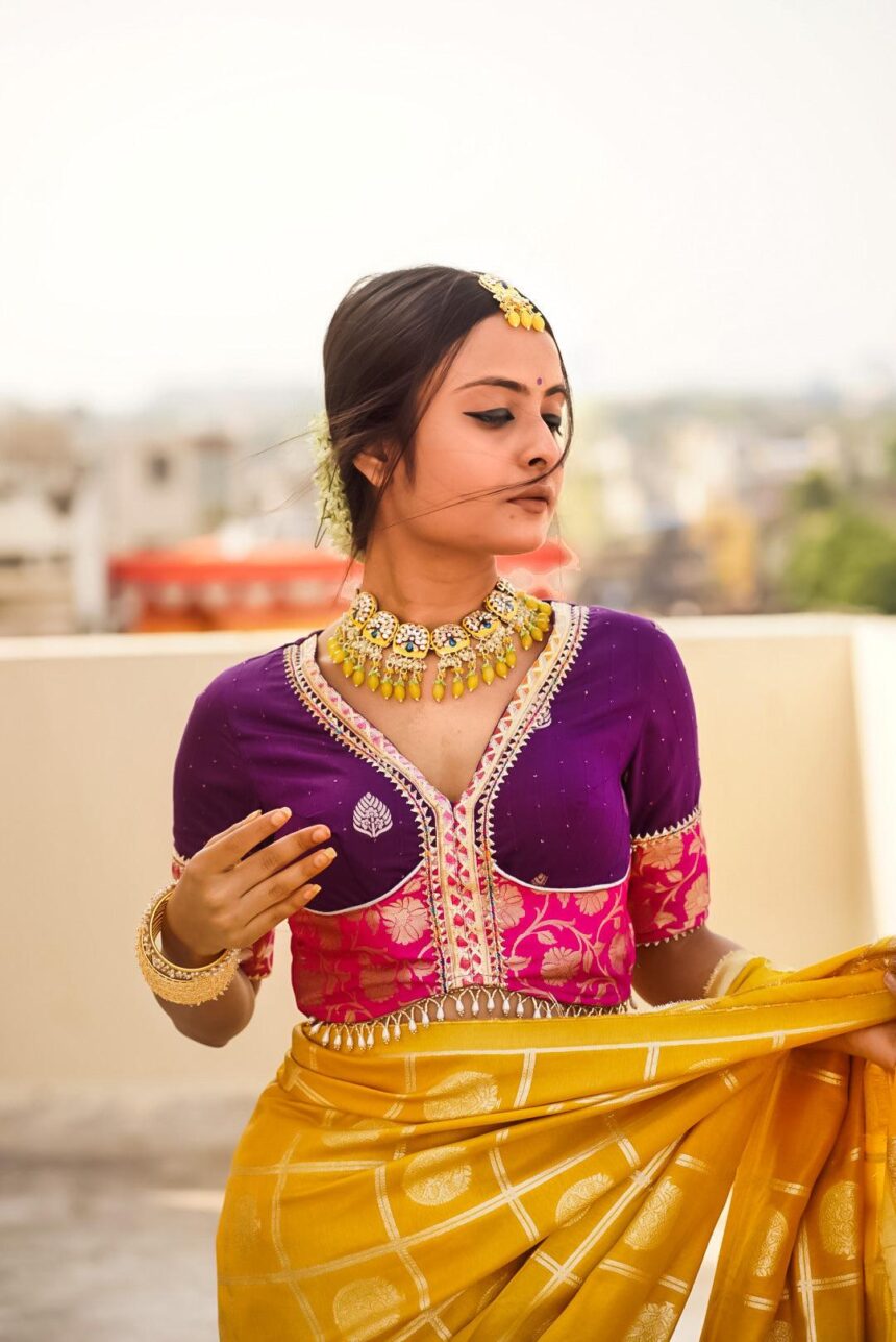 Latest Blouse Lace Designs to Enhance Your Saree Look Front and Back