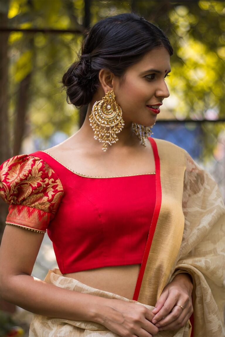 Different Styles of Butta Blouse Designs to Enhance Your Saree