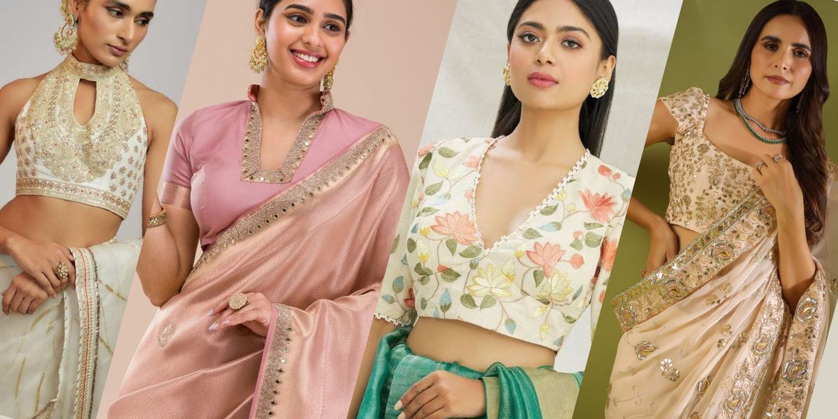 Top 20 Blouse Ke Gale Ka Design Front and Back Side Idea