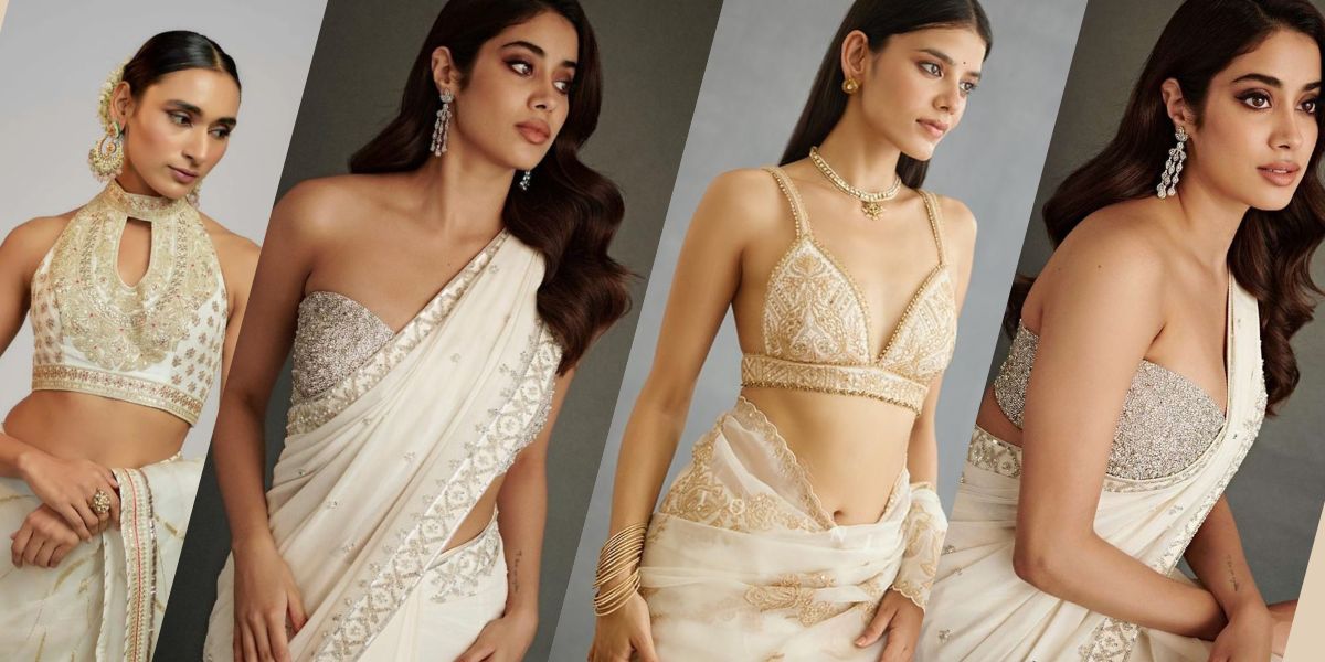 Top 20 Bra Style Blouse Designs for a Bold and Glamorous Look