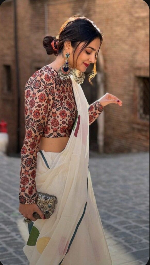 Latest Bandhani Saree Blouse Designs for Silk and Cotton Sarees