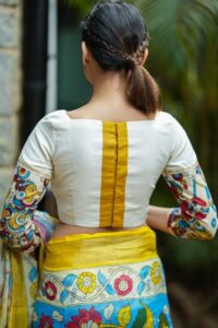 Different Types of Patch Work Blouse Designs for Every Fashion Lover