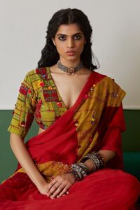 Different Types of Patch Work Blouse Designs for Every Fashion Lover