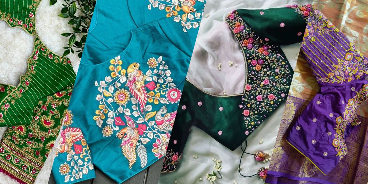 Top 15 Trending Computer Work Designs for Blouse in 2025 - With Pictures