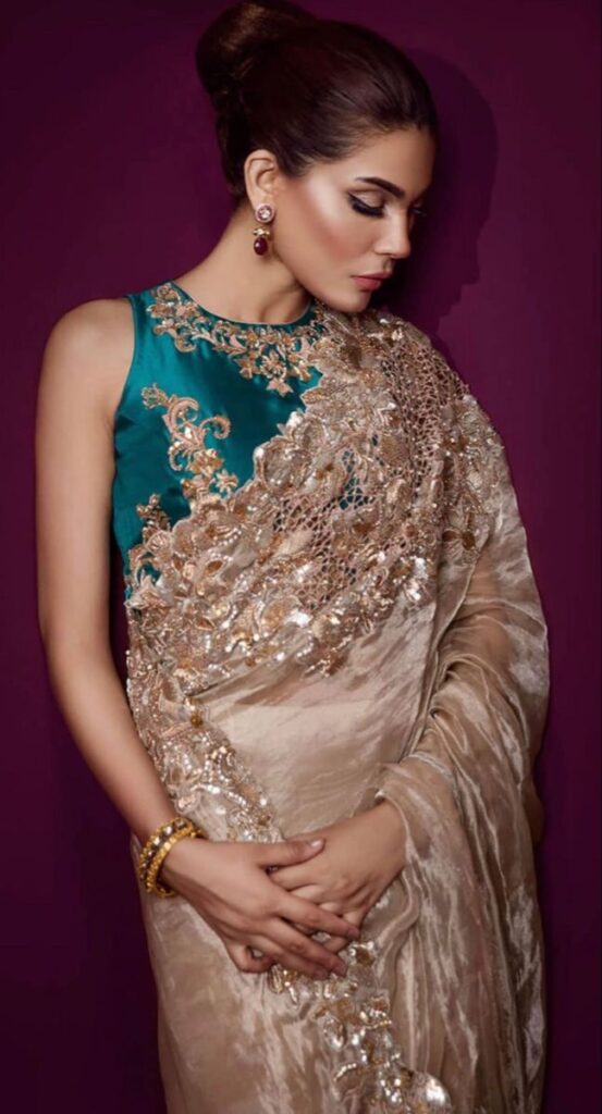 Top 27 Designer Model Blouse Designs with Embroidery, Mirror & Stone Work