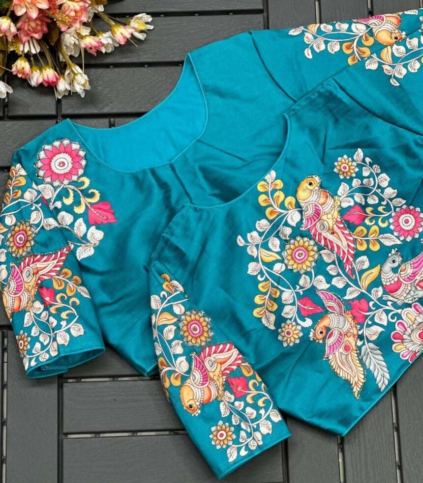 Top 15 Trending Computer Work Designs for Blouse in 2025 - With Pictures