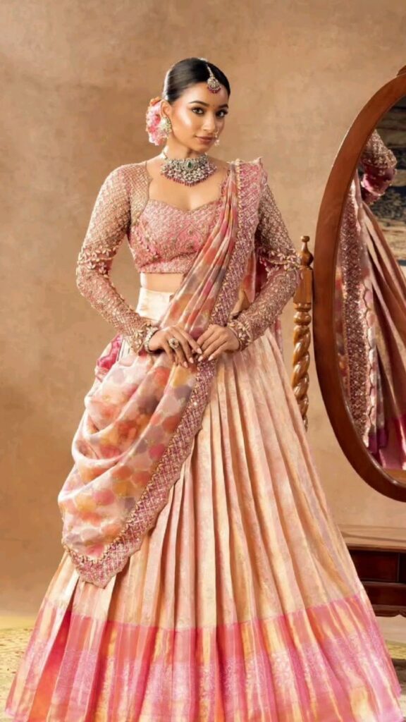 22 Latest Half Saree Blouse Designs for a Stunning Traditional Look