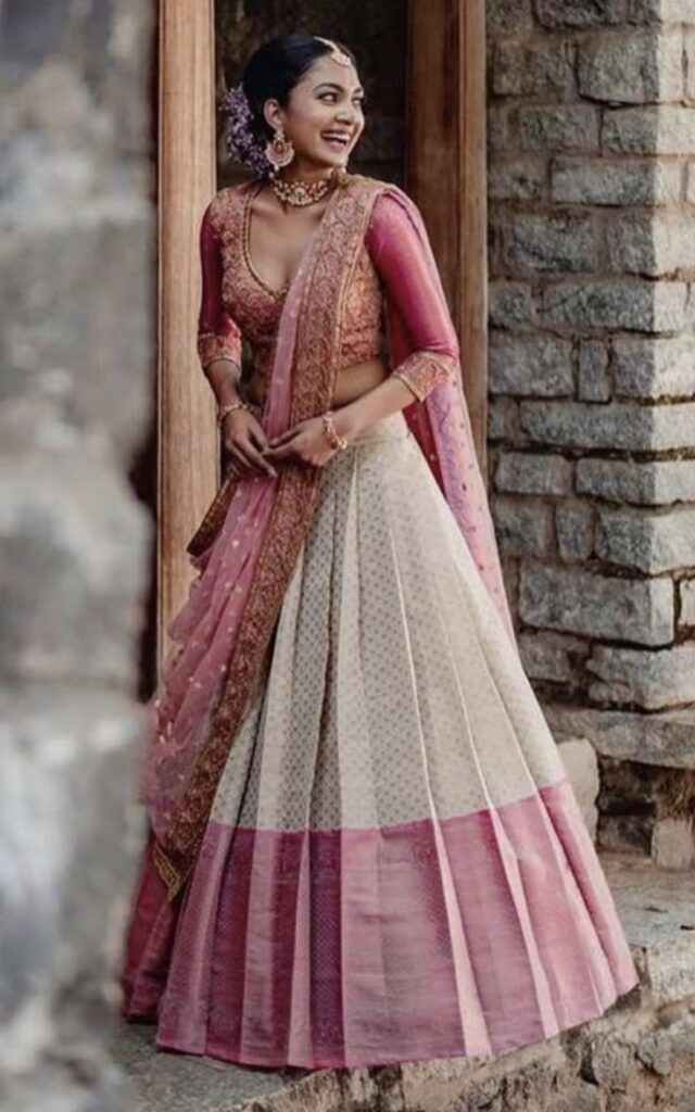 22 Latest Half Saree Blouse Designs for a Stunning Traditional Look