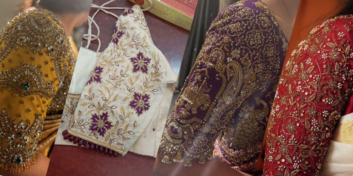 Top 15 Khatli Work Blouse Designs for a Royal Ethnic Look