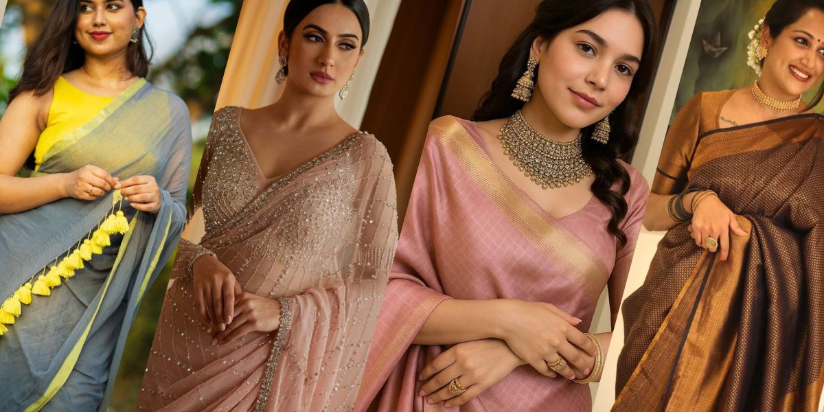 Top 15 Plain Saree Designs Perfect for the Summer Season