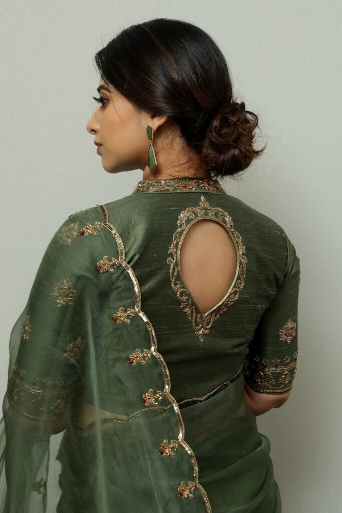Top 15 U Shape Blouse Neck Designs for Silk and Banarasi Sarees