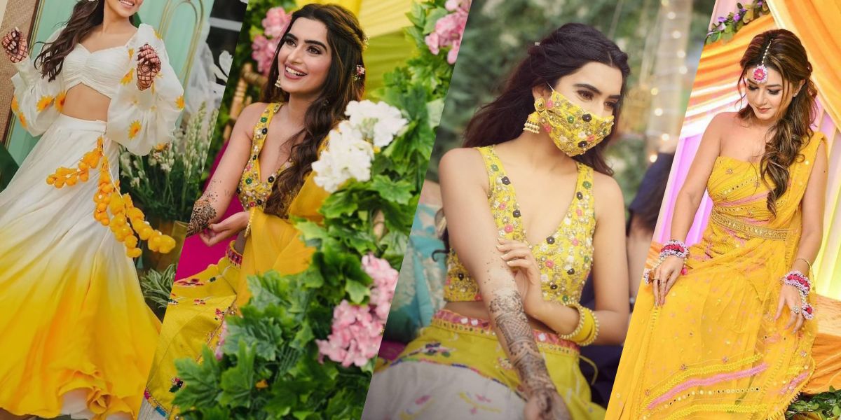 Top 20 Colorful Blouse Designs for Mehndi Ceremony | Designerblouse