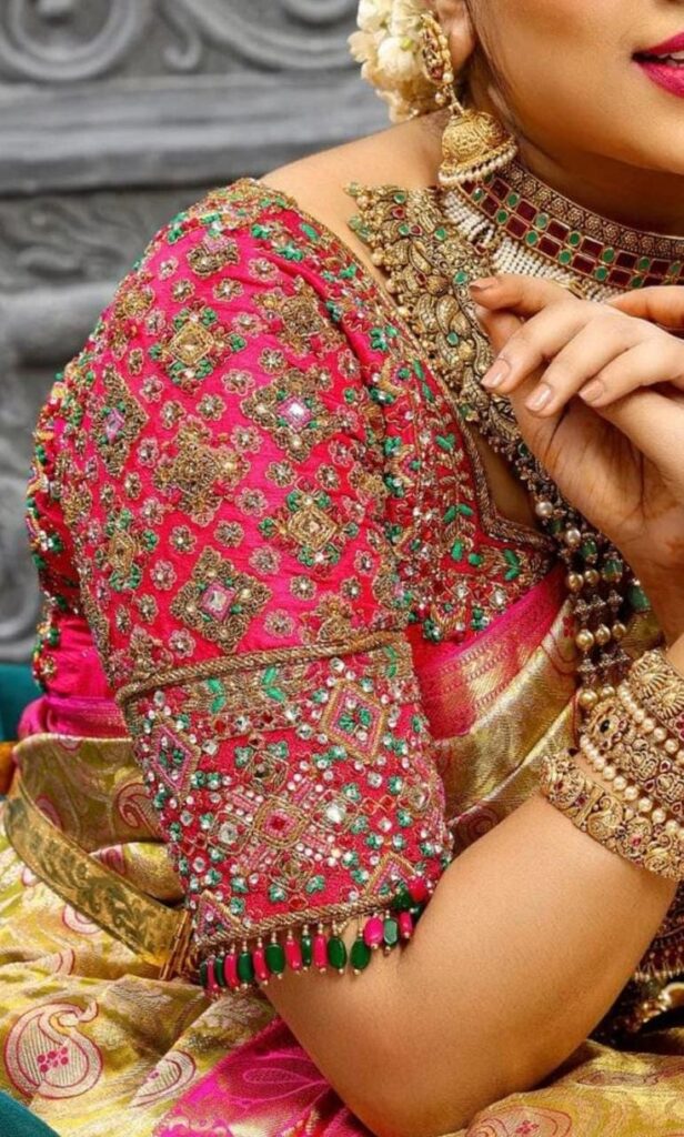 15 Must-Try Hand Embroidery Blouse Designs for Weddings and Festivals