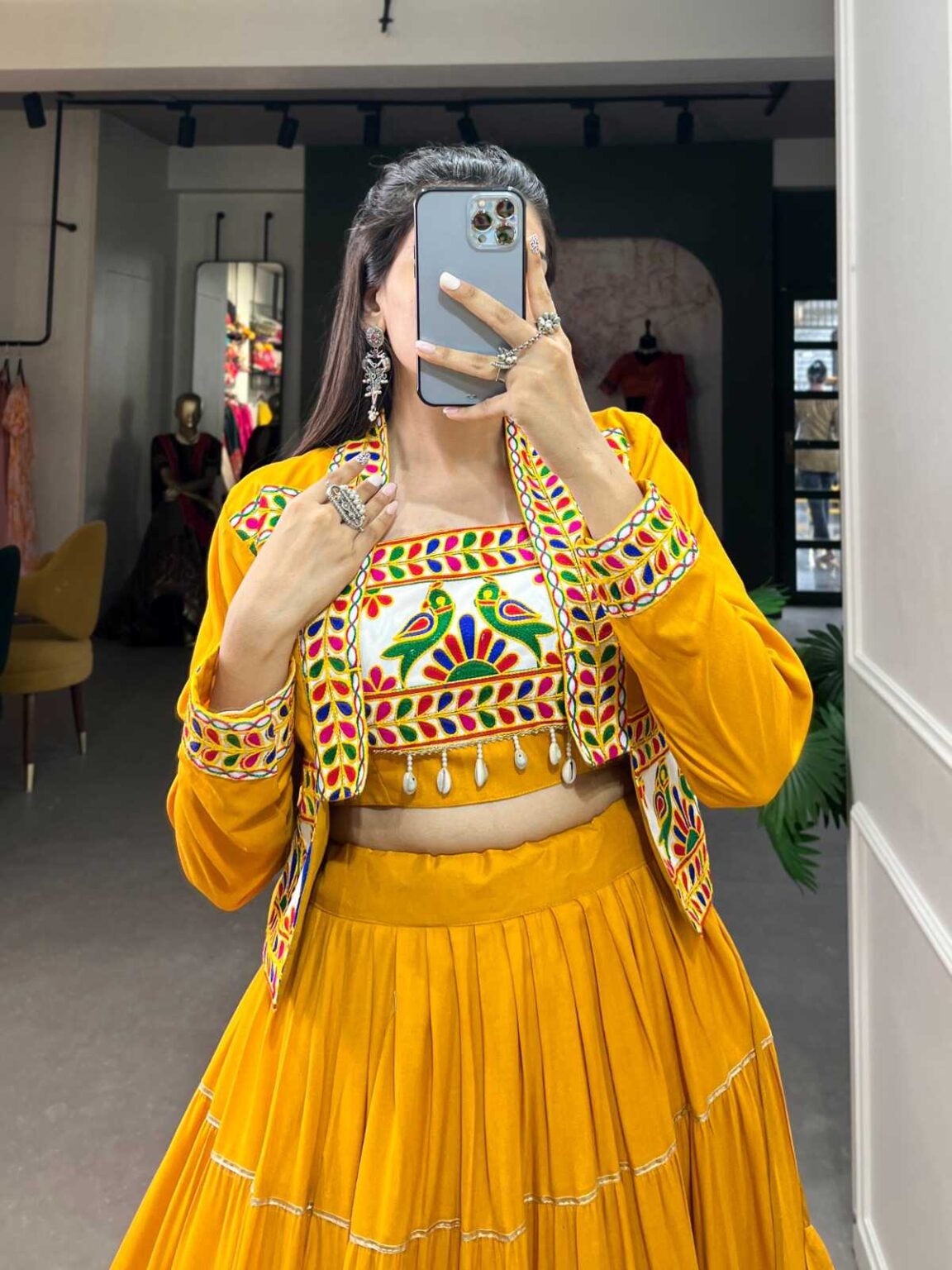 15 Perfect Ghagra Blouse Designs for Navratri and Garba Nights