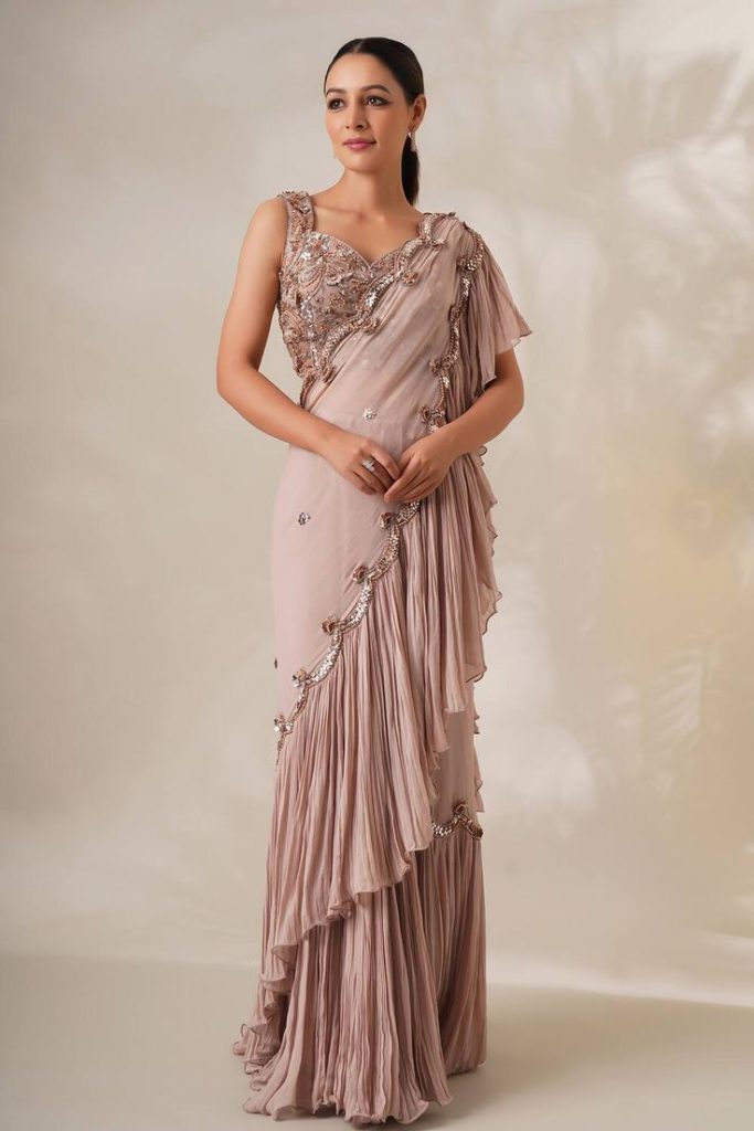 Latest Saree Trends to Try This Year 2025 | Designerblouse