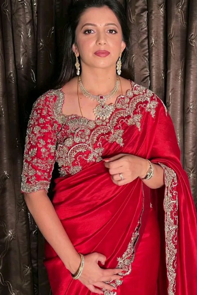Top 15 Latest Half Hand Blouse Designs for a Stylish Saree Look