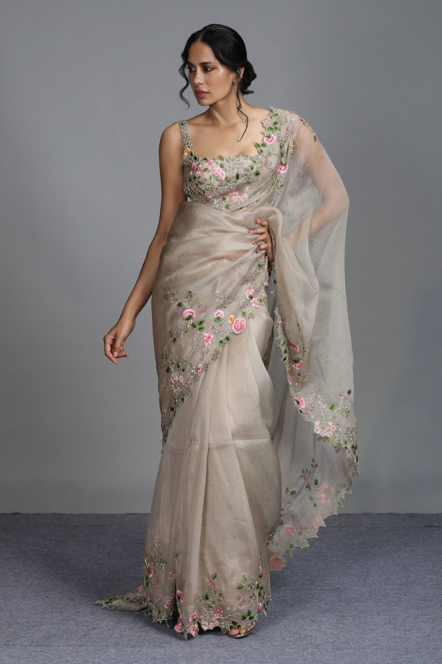 Latest Saree Trends to Try This Year 2025 | Designerblouse