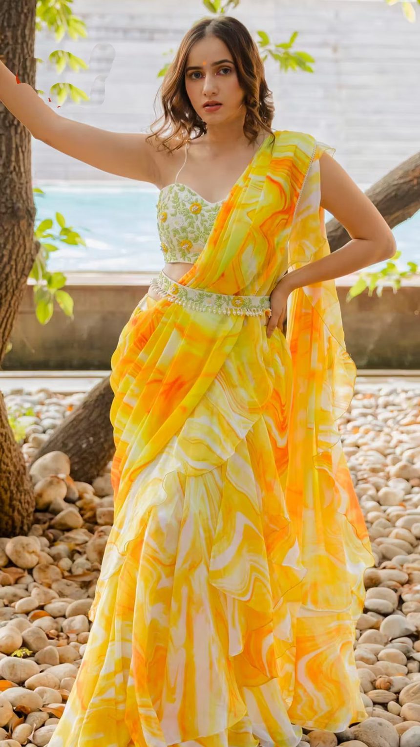 Latest Saree Trends to Try This Year 2025 | Designerblouse