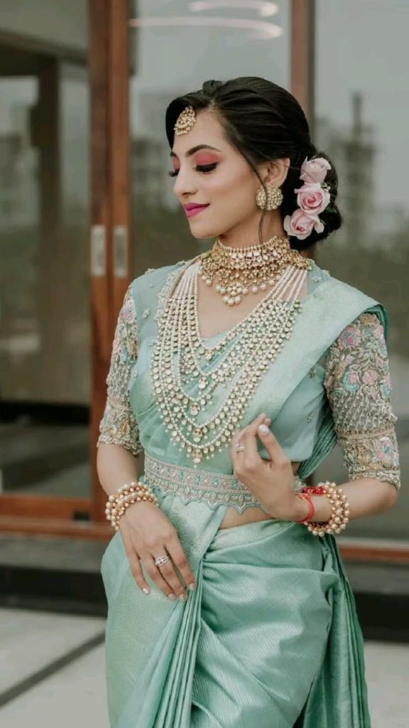 8 Heavy Work Blouse Designs To Shine This Wedding Season