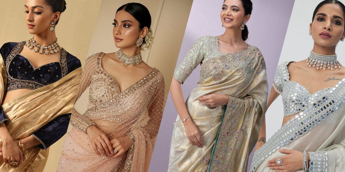 8 Heavy Work Blouse Designs To Shine This Wedding Season
