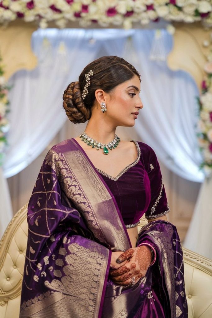 8 Heavy Work Blouse Designs To Shine This Wedding Season