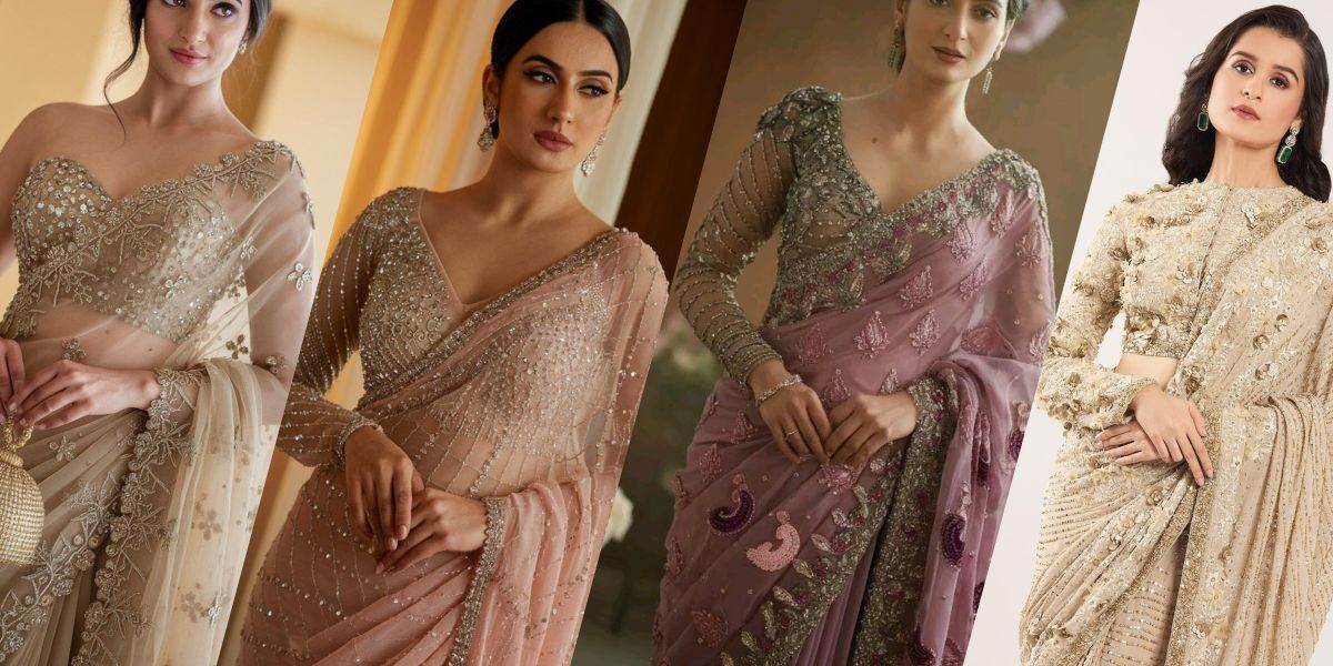 Top 15 Diamond Work Blouse Designs for Brides | Designerblouse