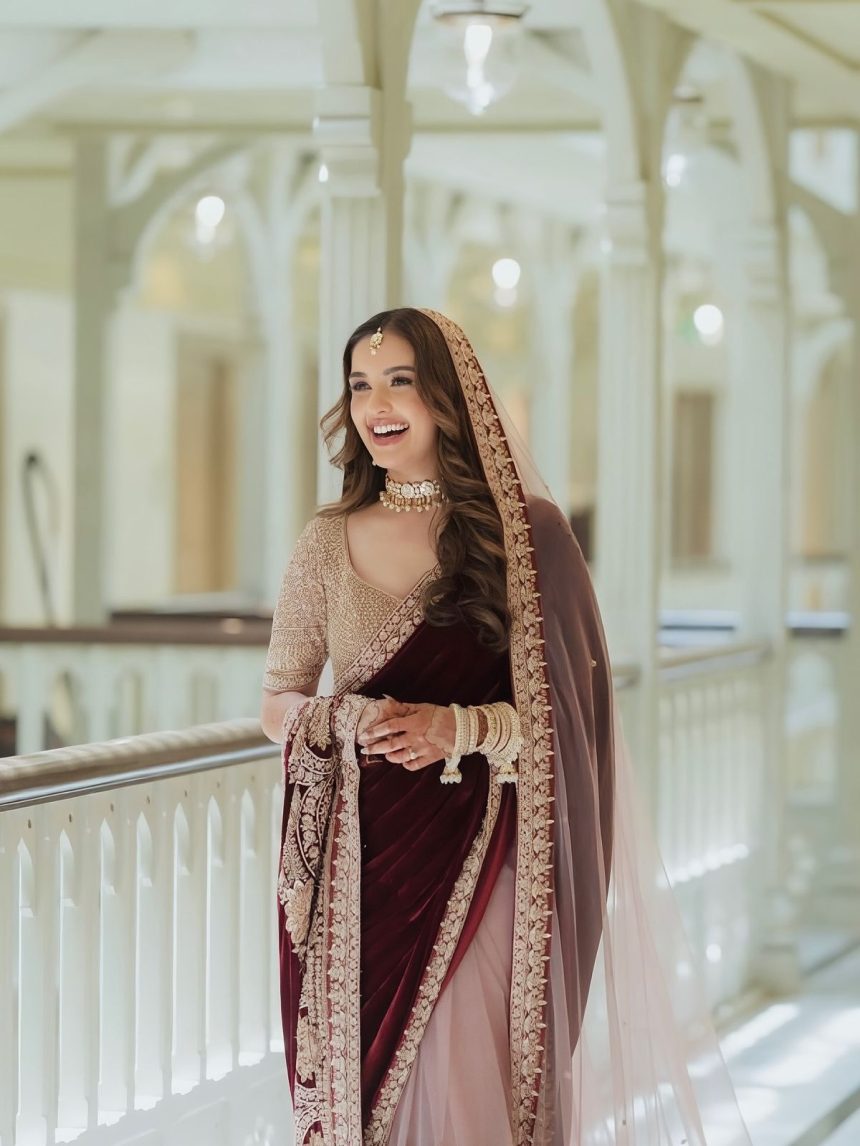 Top 10 Velvet Sarees for Reception and Wedding Ceremonies