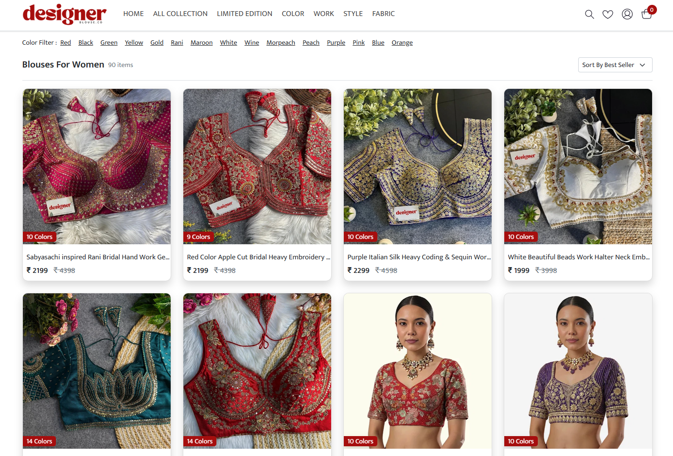 How designerblouse.co Became a Top Online Store for Readymade Blouses ...