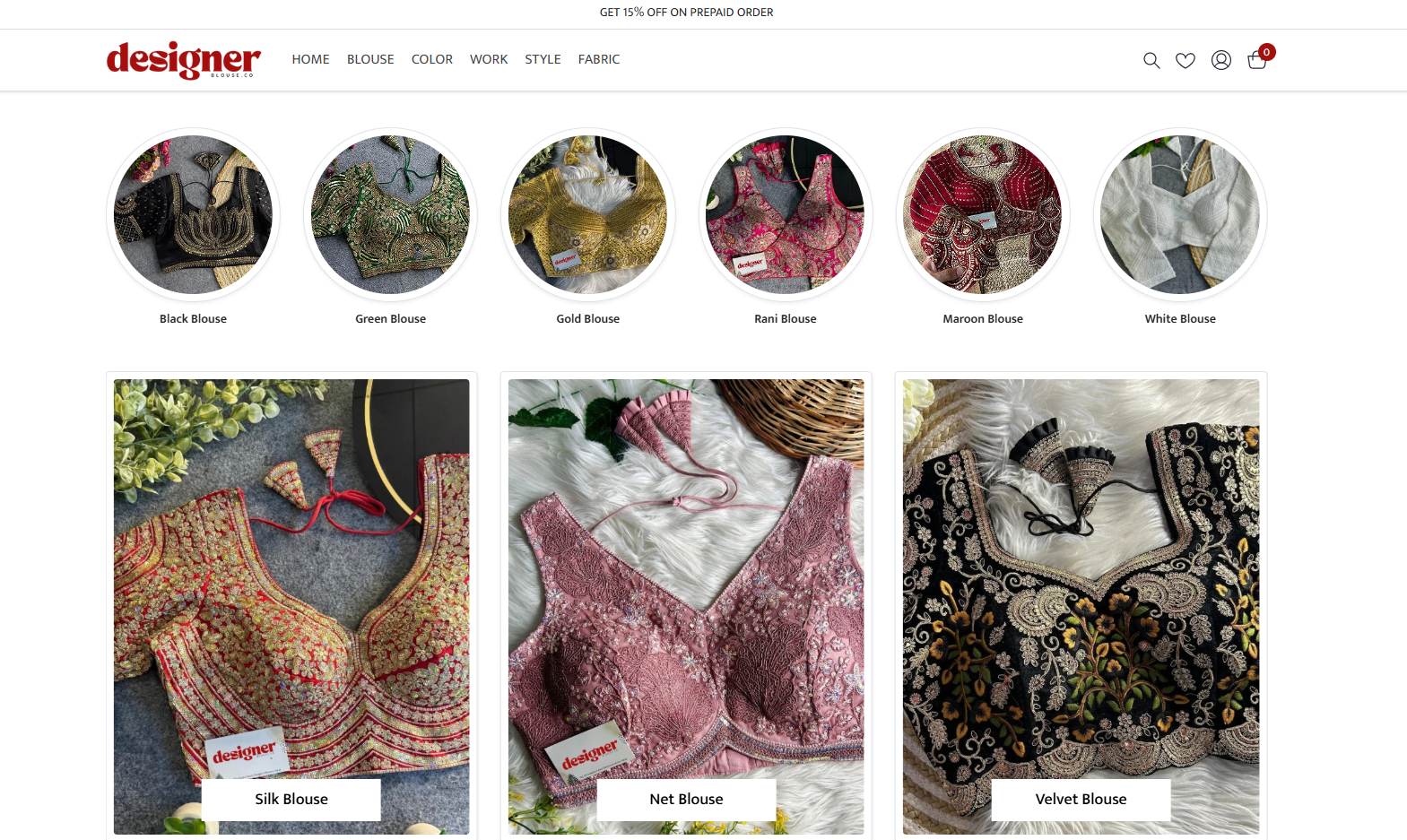 Where to Buy Affordable Designer Blouses Online in India (Fast Delivery ...
